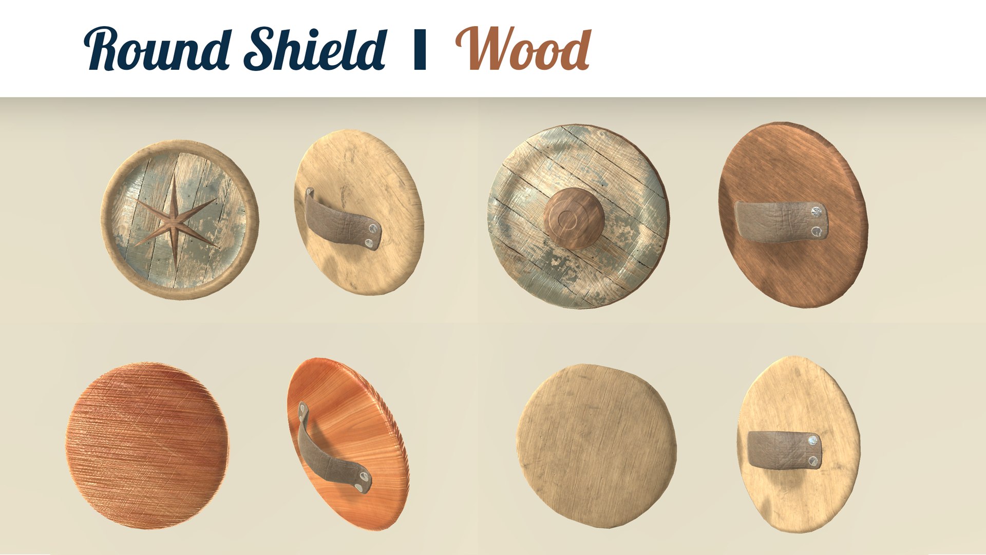 Shields pack 3D model - TurboSquid 1305480