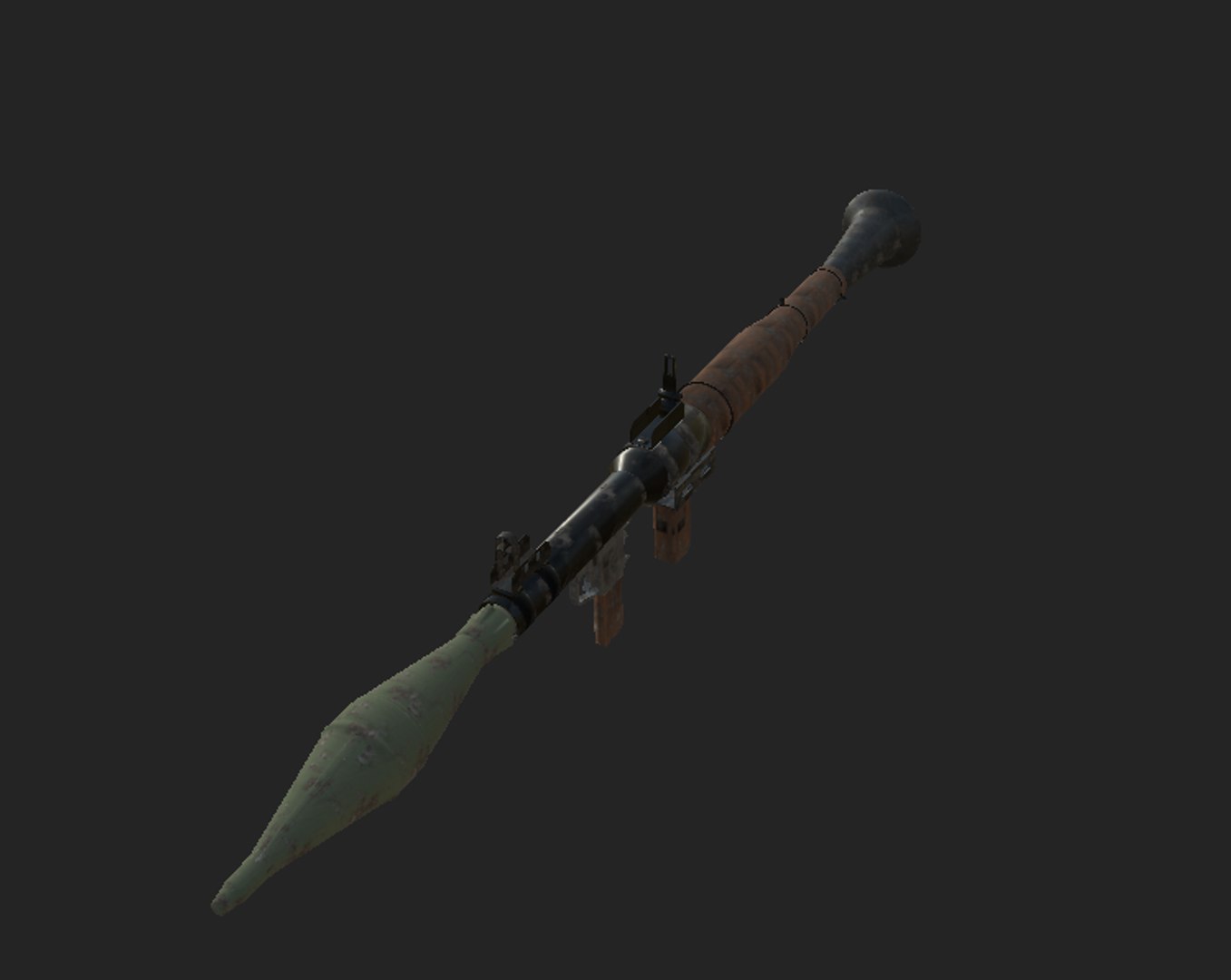 3D Rpg-7 Modeled - TurboSquid 1541355