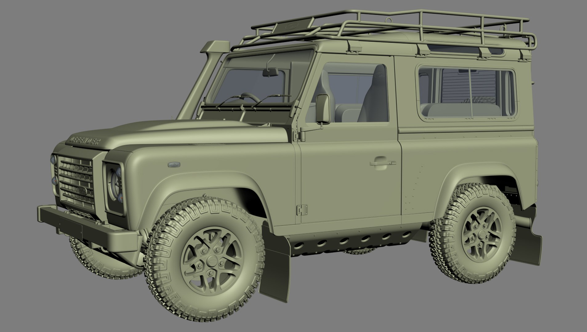 3D Land Rover Defender 90 - TurboSquid 1325844
