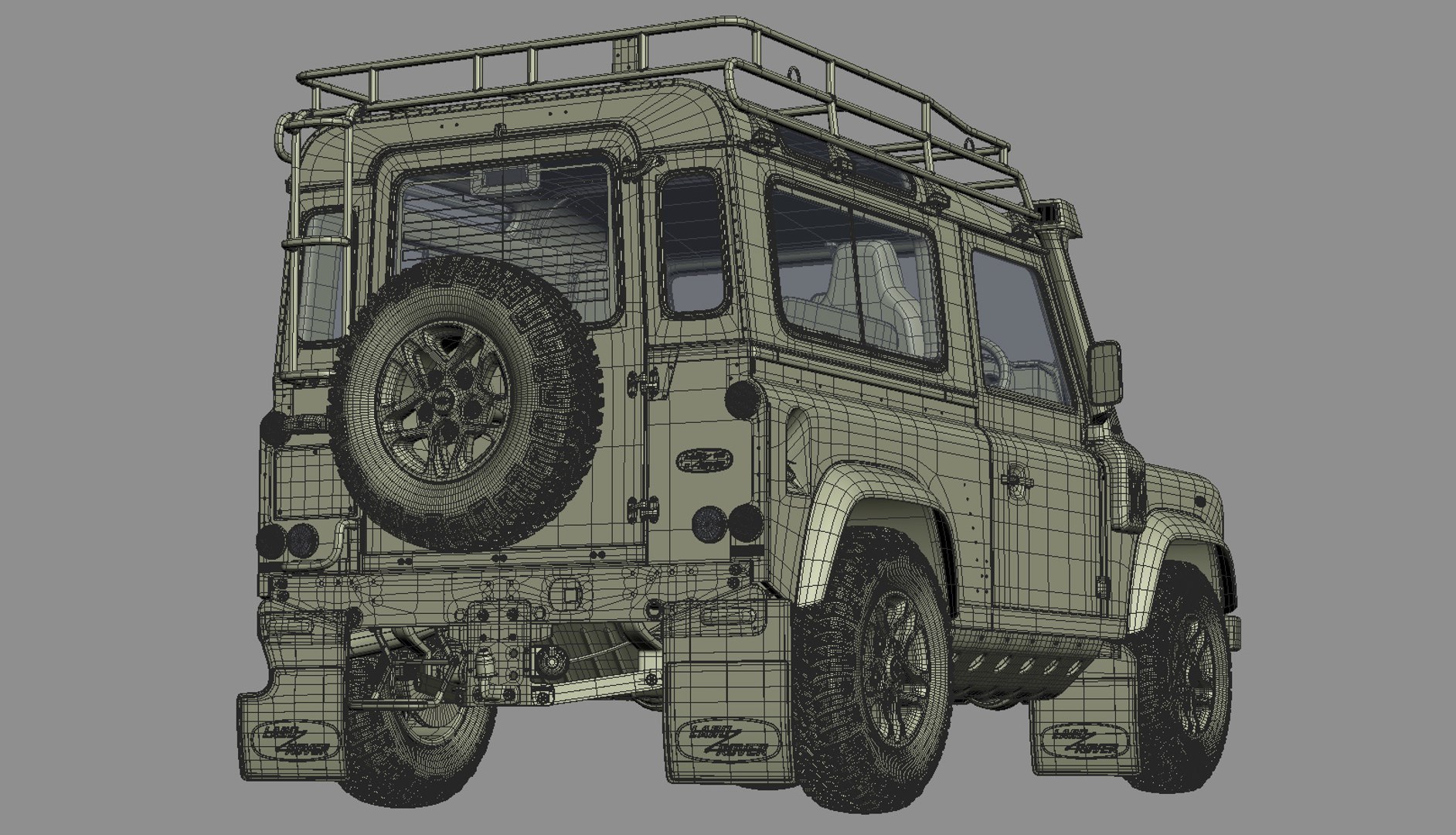 3D Land Rover Defender 90 - TurboSquid 1325844