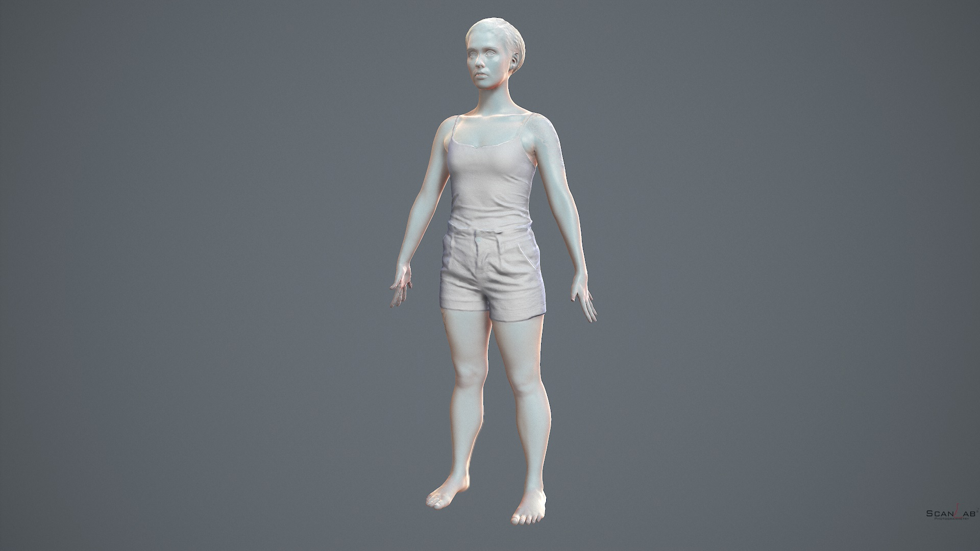 3d Model Amanda Female Body Scan