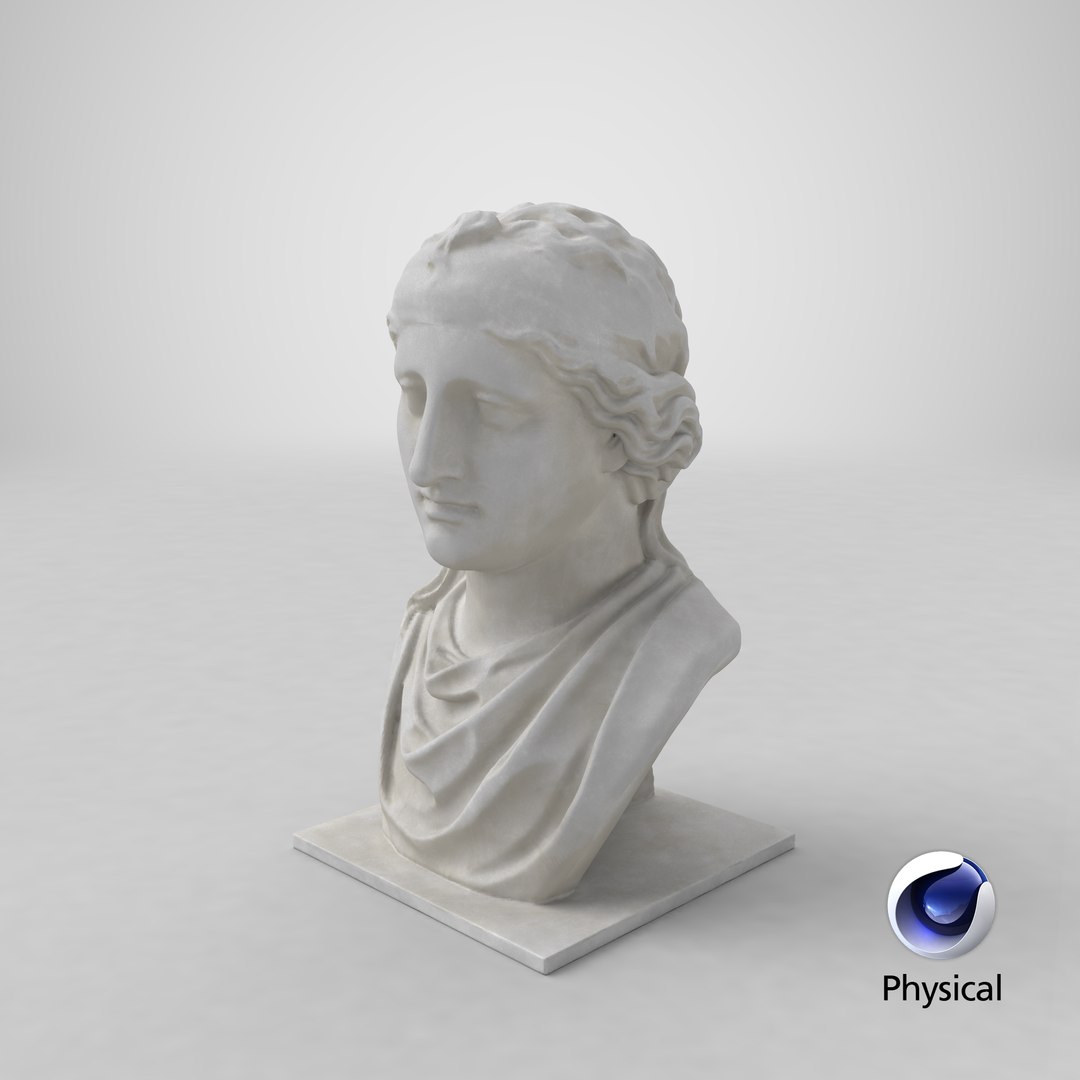 Sculpture Bust Aphrodite 3D Model - TurboSquid 1569588