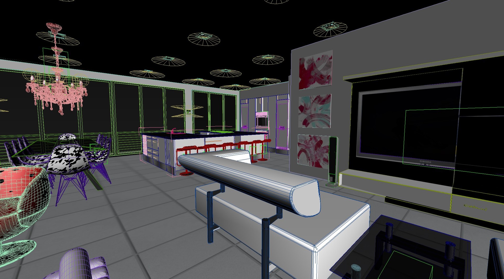 Cantilever House Building 3d Max