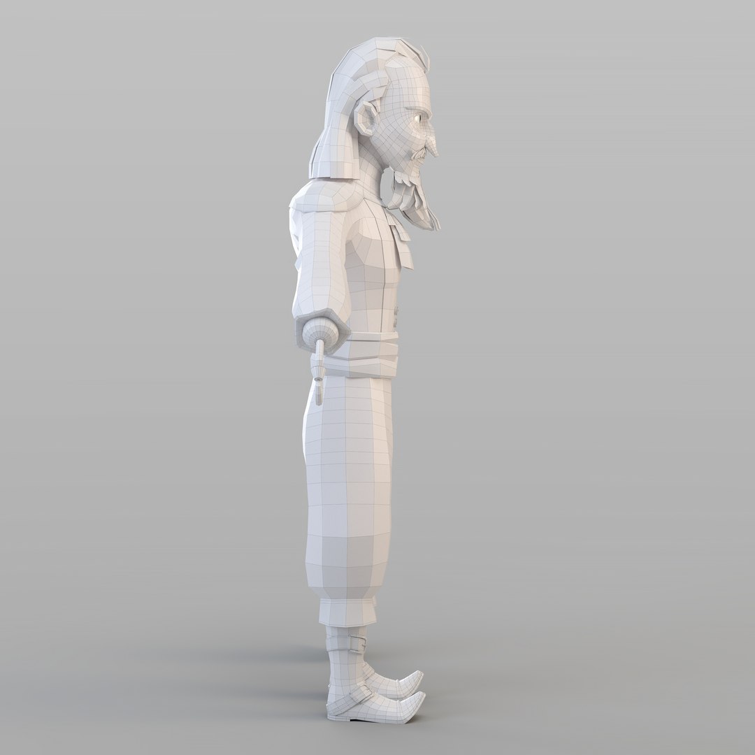 Captain Pirate 3D Model - TurboSquid 1616206