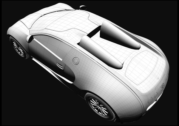 Bugatti car 3D model - TurboSquid 1661745
