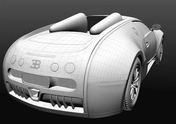 Bugatti car 3D model - TurboSquid 1661745