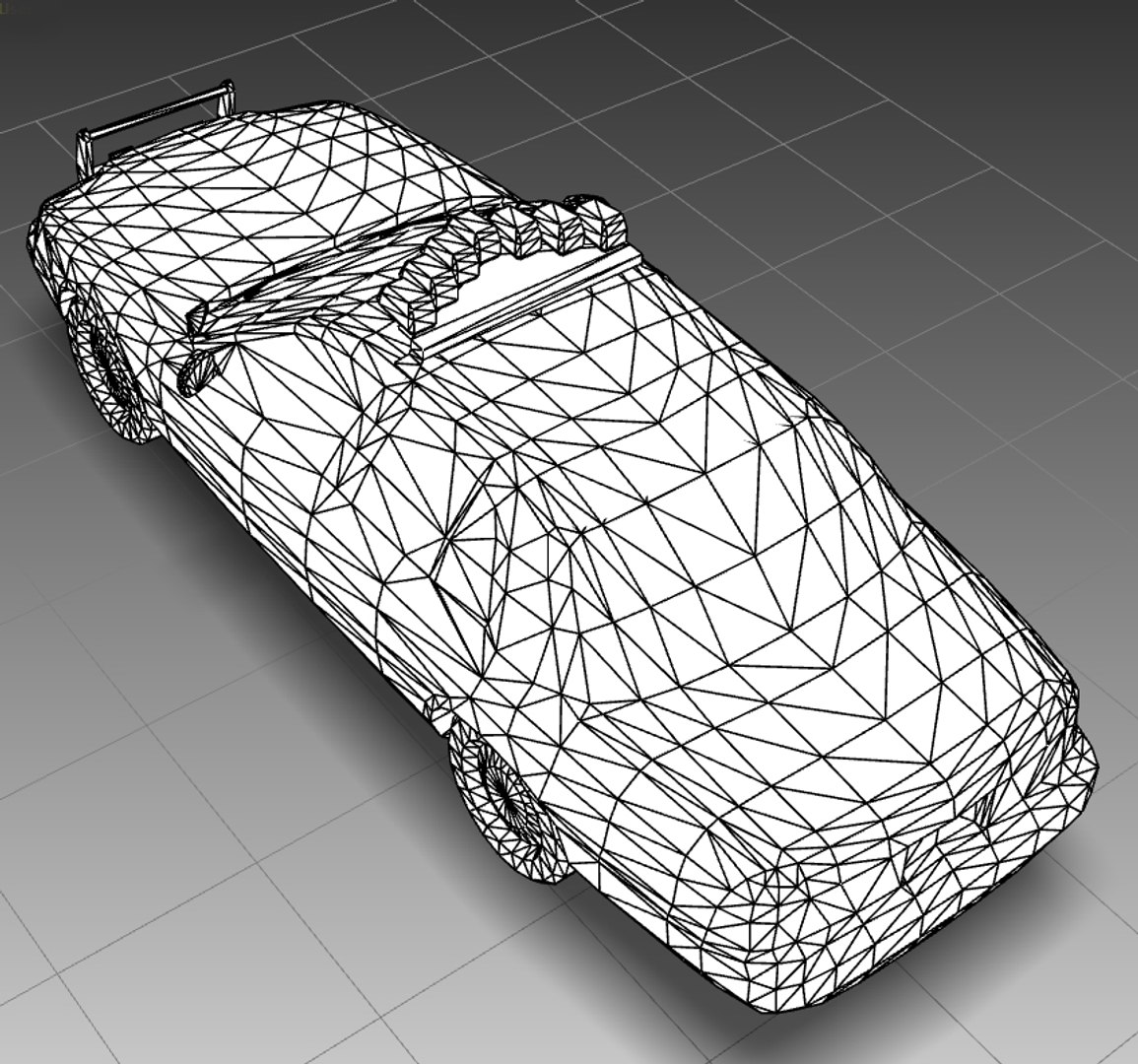 3ds Max Car Wheel Police