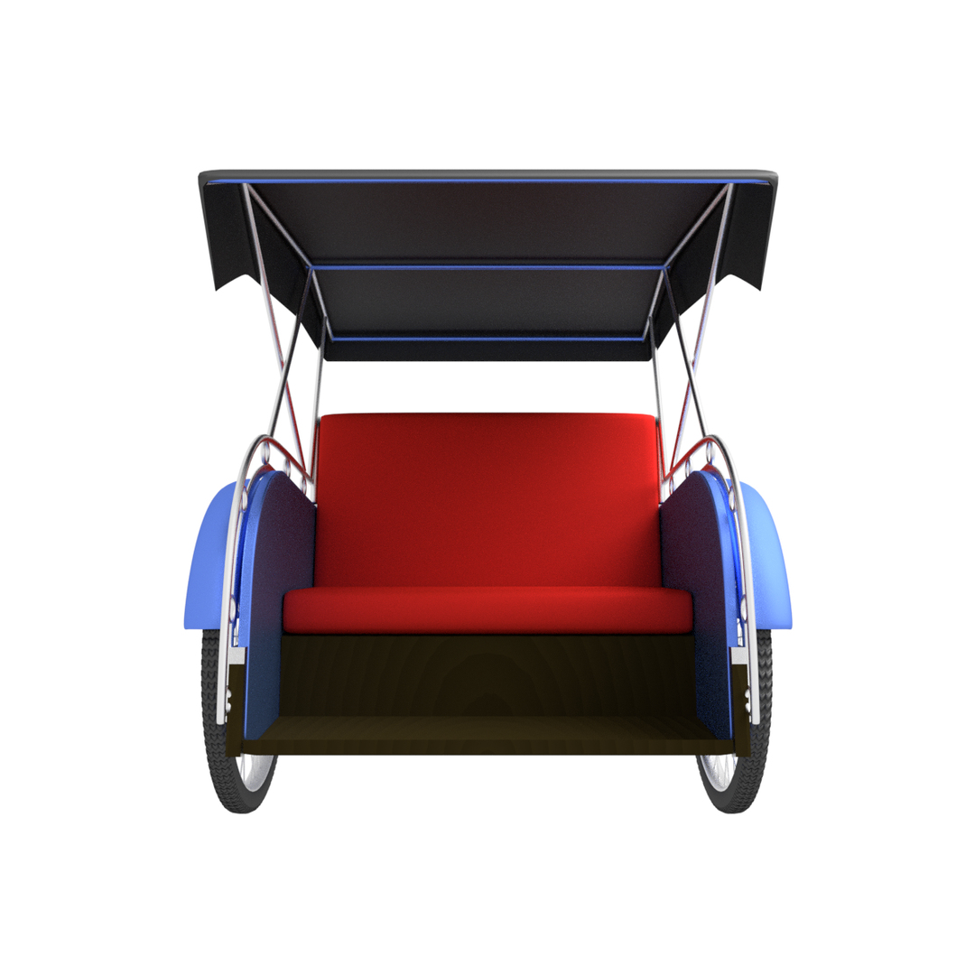 Becak 3D Model - TurboSquid 1445916