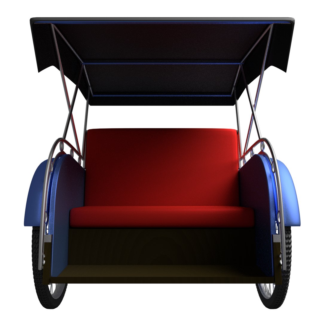 Becak 3D Model - TurboSquid 1445916