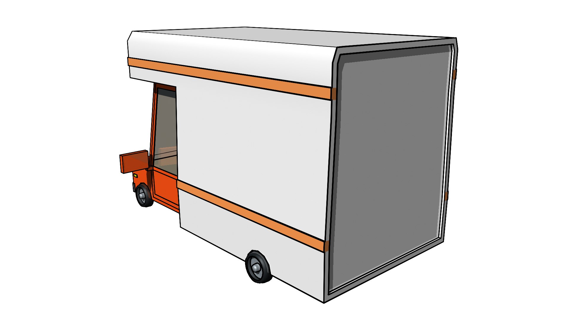 3D Model Moving Truck - TurboSquid 1390372