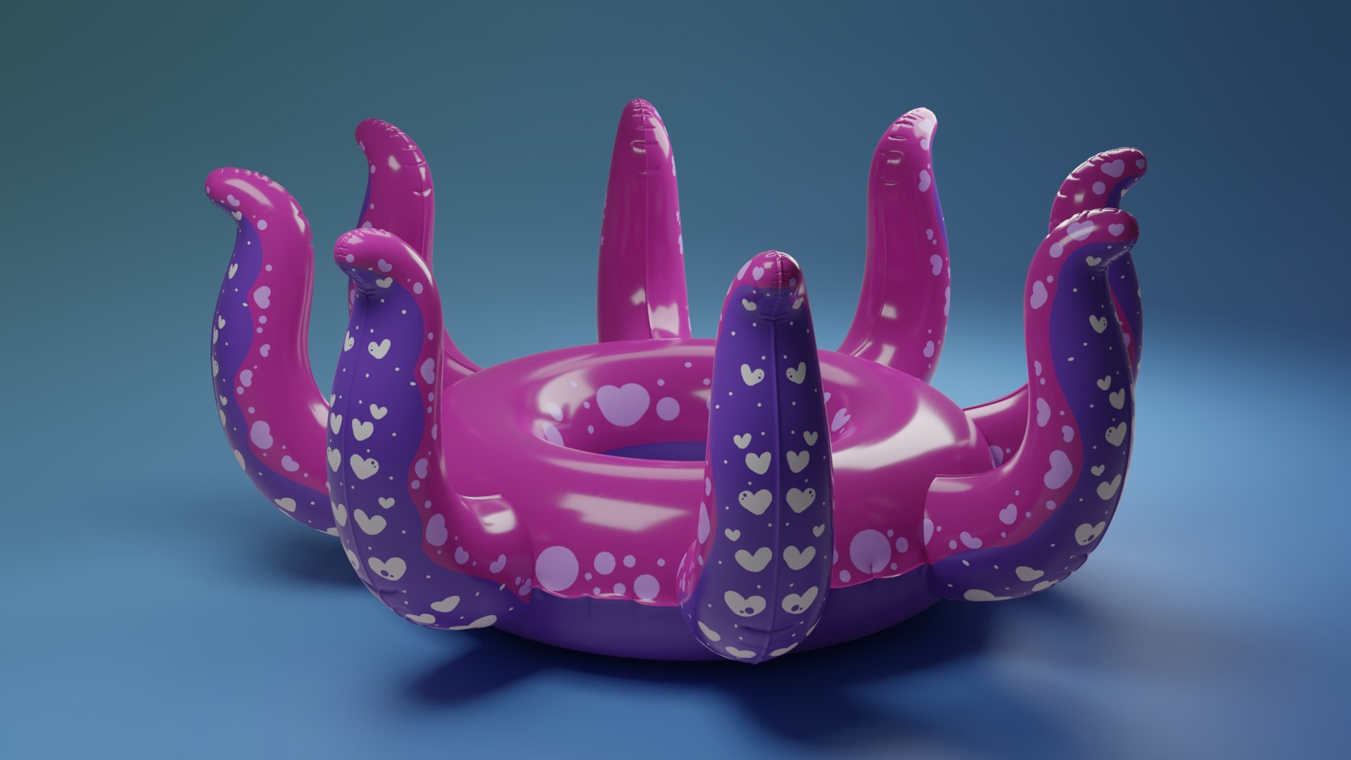 Inflatable octopus 3D - TurboSquid 1631961