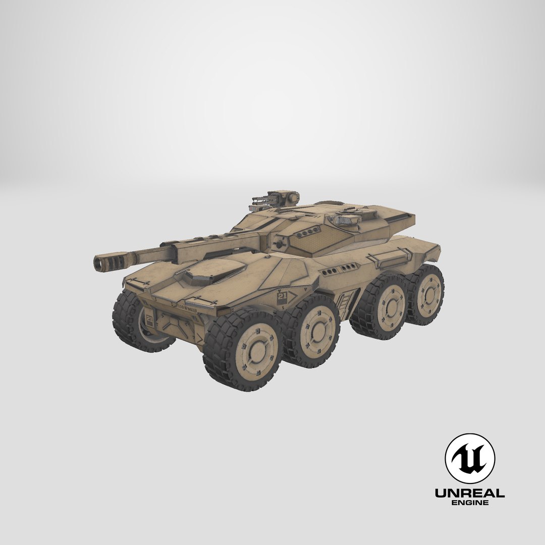 Sci-fi apc desert concept 3D - TurboSquid 1391328