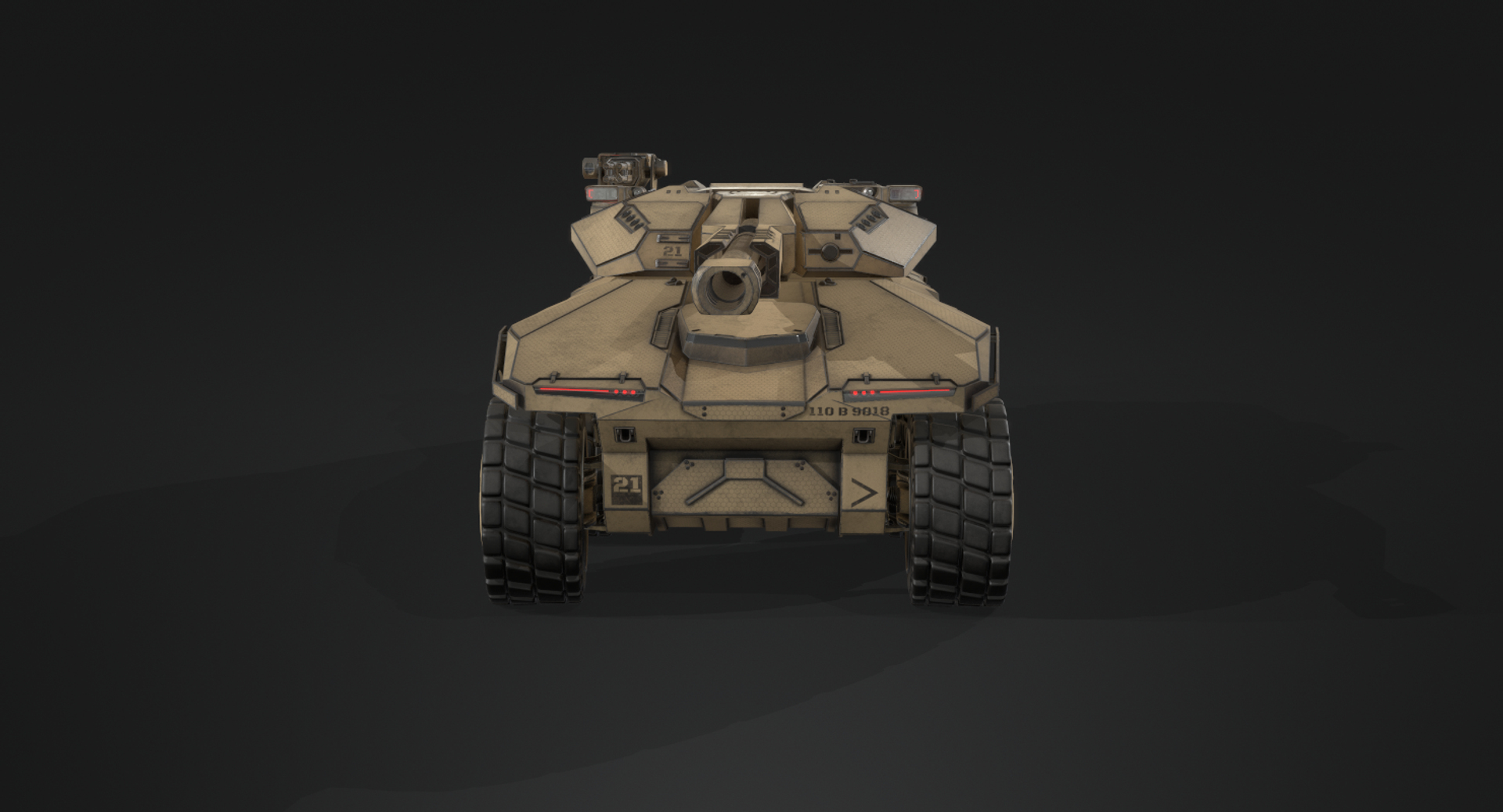 Sci-fi Apc Desert Concept 3D - TurboSquid 1391328