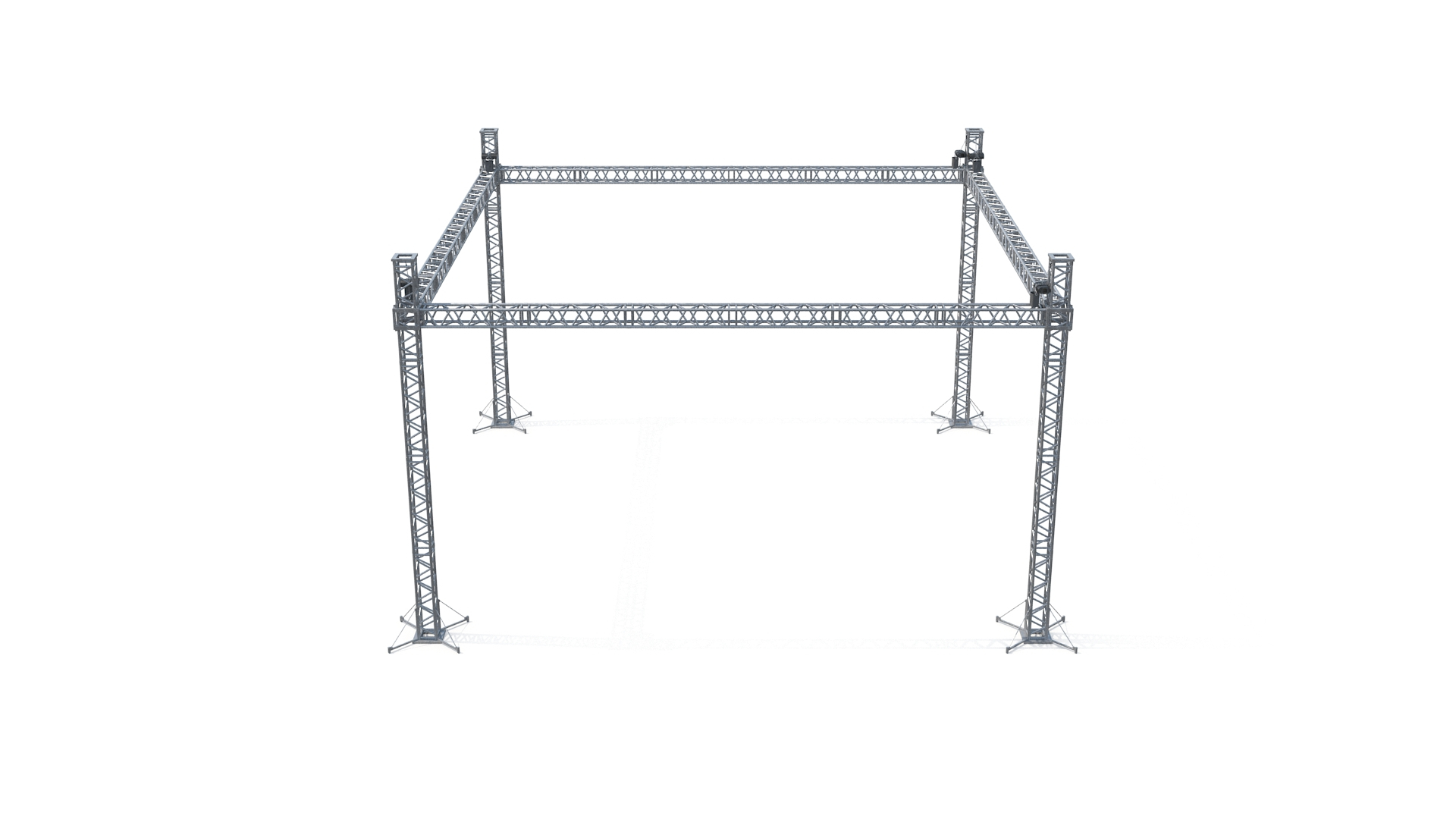 Truss Structure 3D Model - TurboSquid 1498338