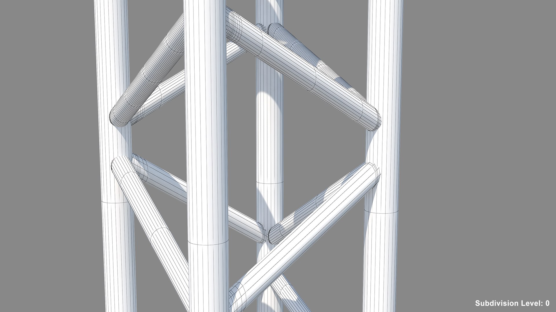 Truss Structure 3D Model - TurboSquid 1498338