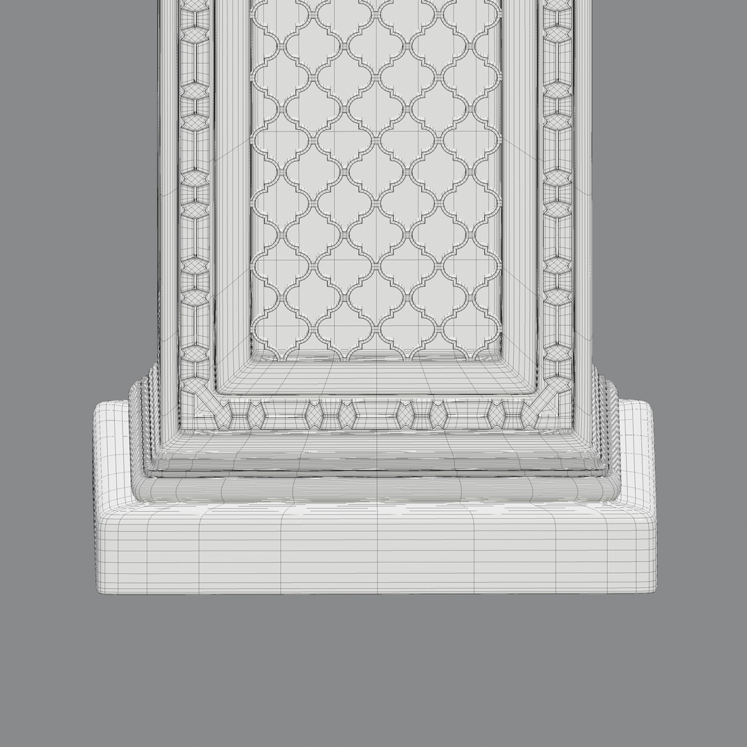 3D column marble concrete model - TurboSquid 1478881