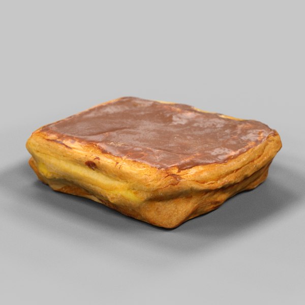 chocolate pudding cake 3d model