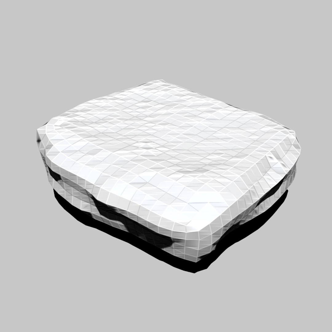 Chocolate Pudding Cake 3d Model