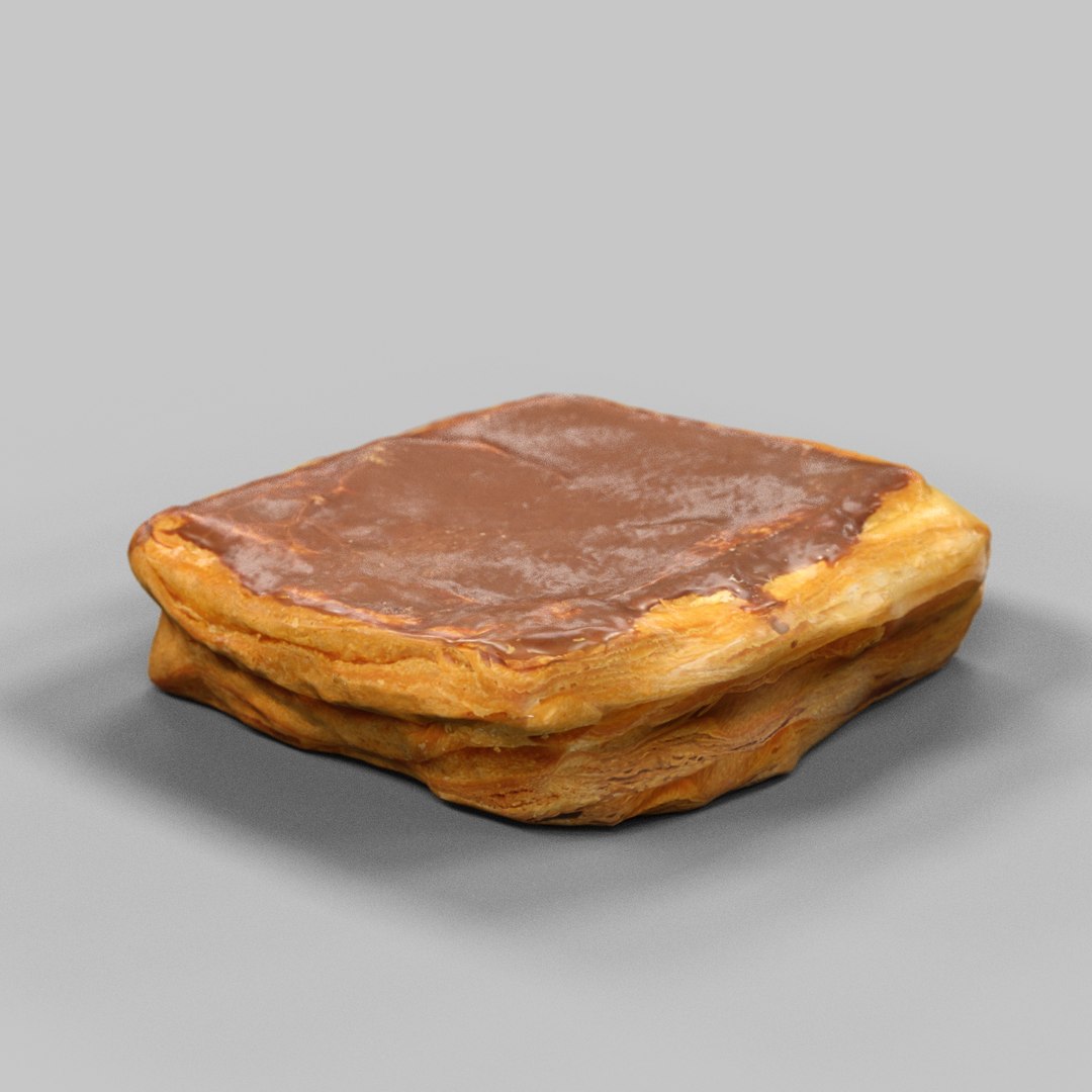 Chocolate Pudding Cake 3d Model
