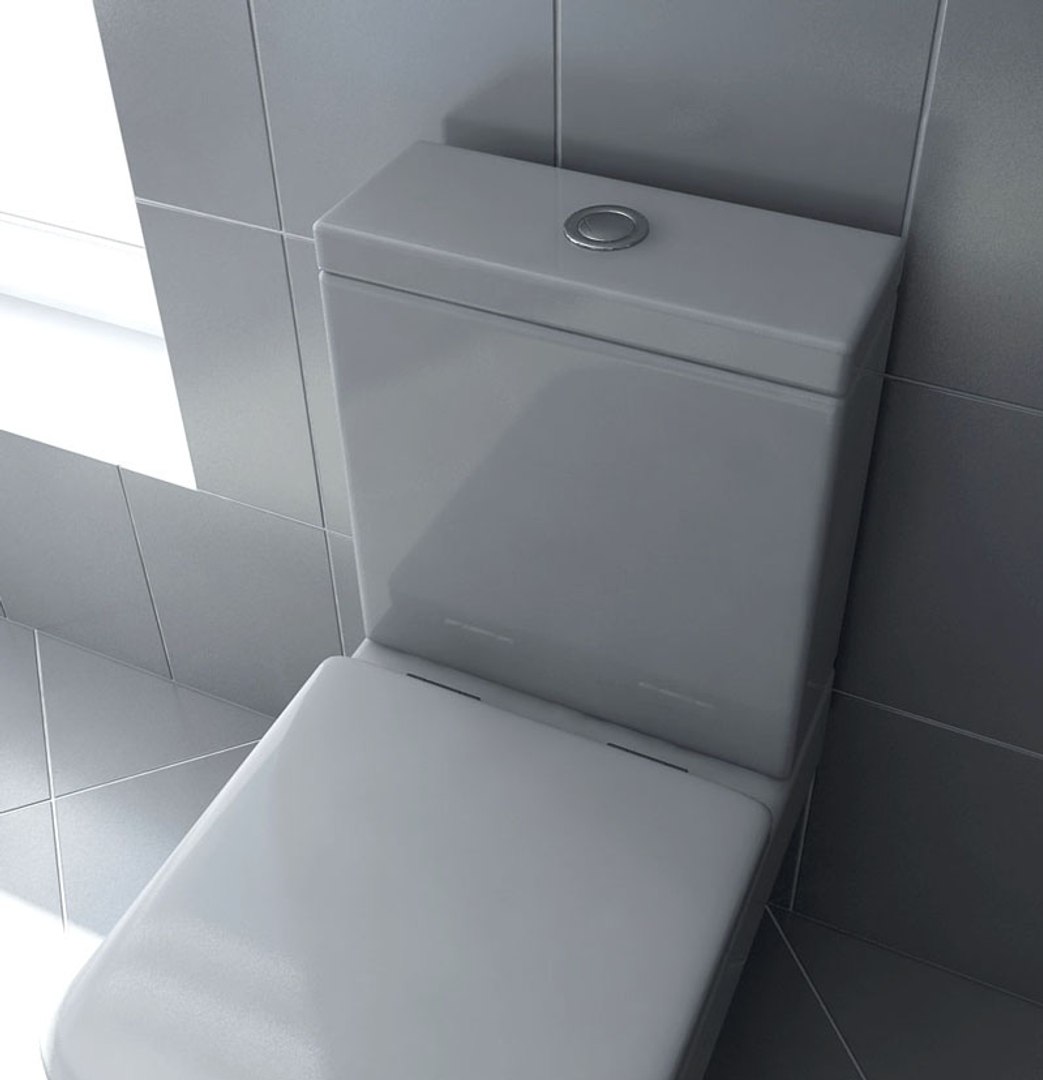 Roca Hall Toilet Bidet 3d Model