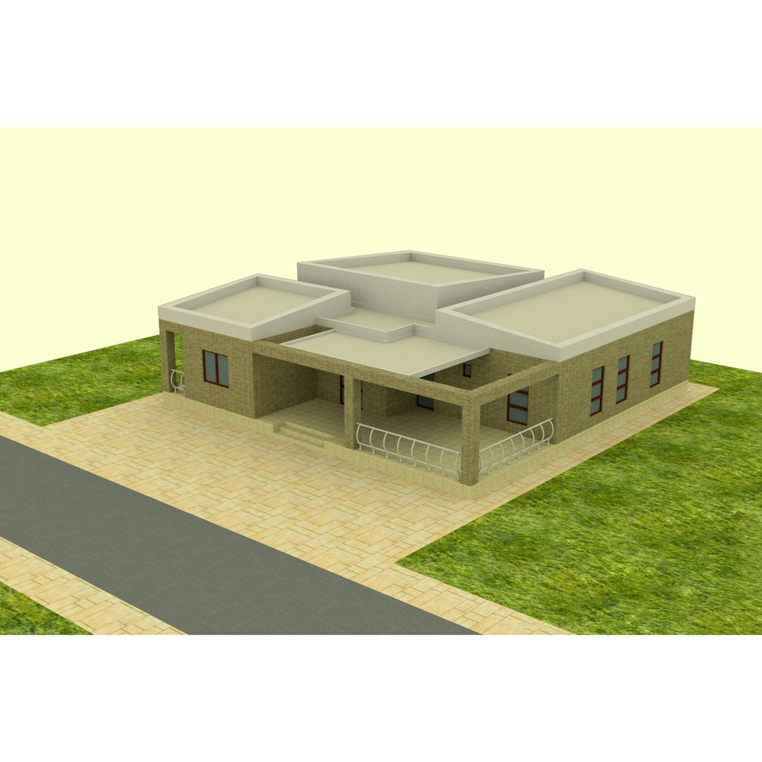 Building Square 3D Model - TurboSquid 1256693