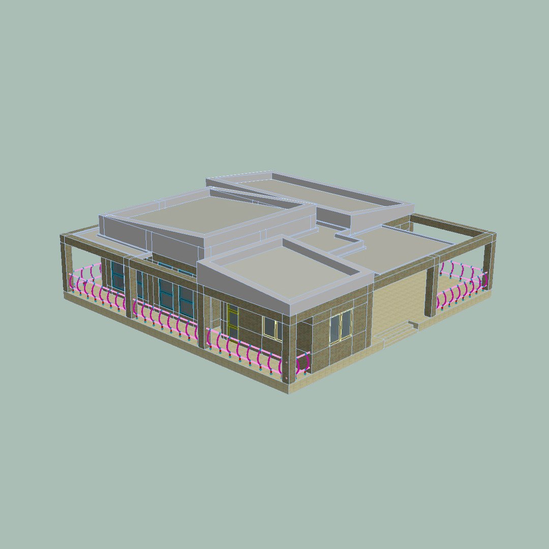 Building Square 3D Model - TurboSquid 1256693