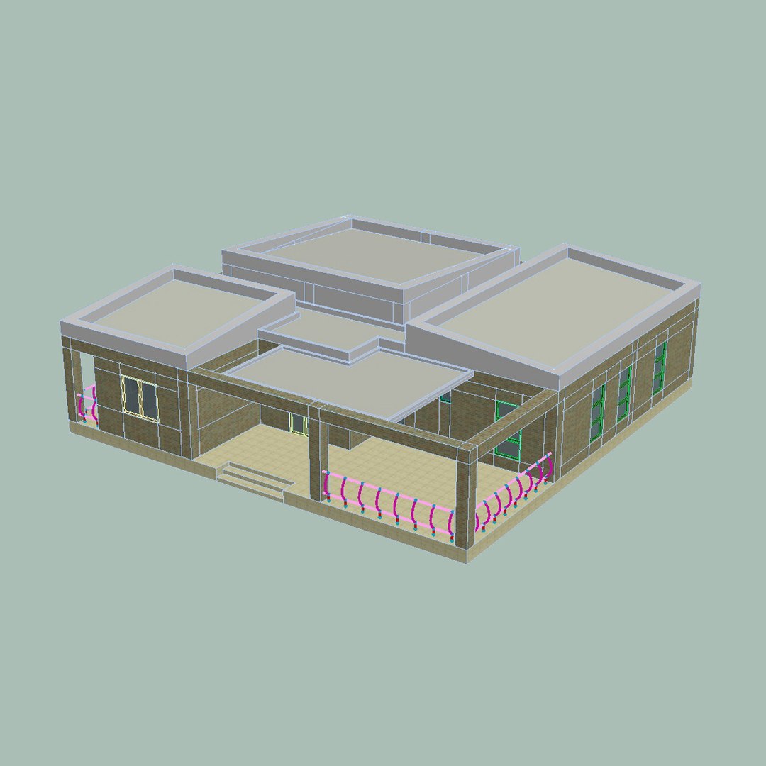 Building Square 3D Model - TurboSquid 1256693