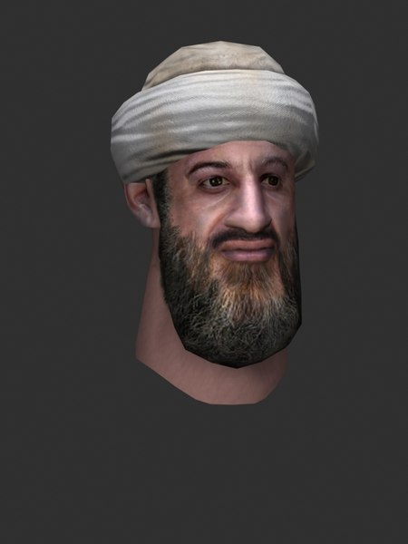 bin laden 3d model