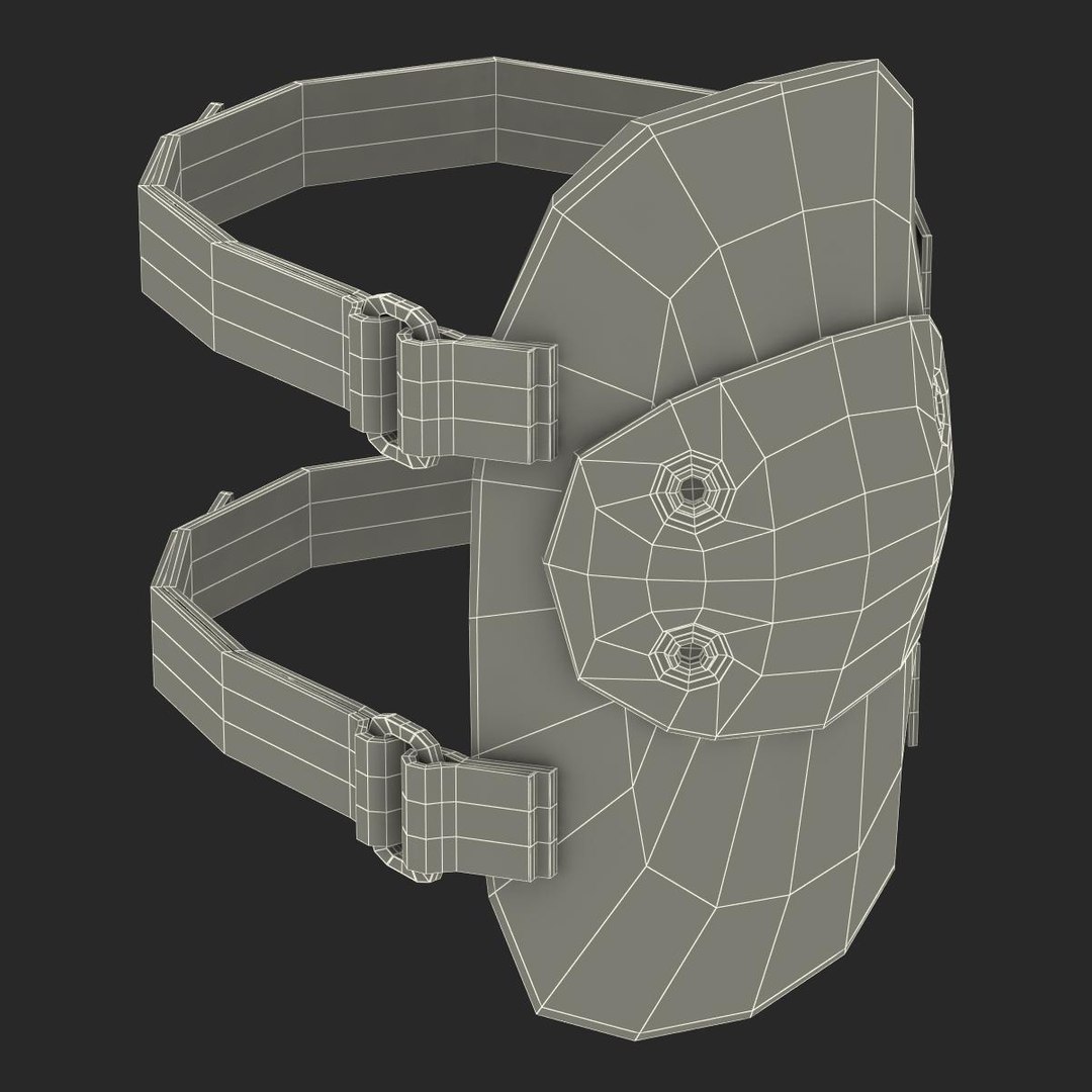 3d Model Military Elbow Pads