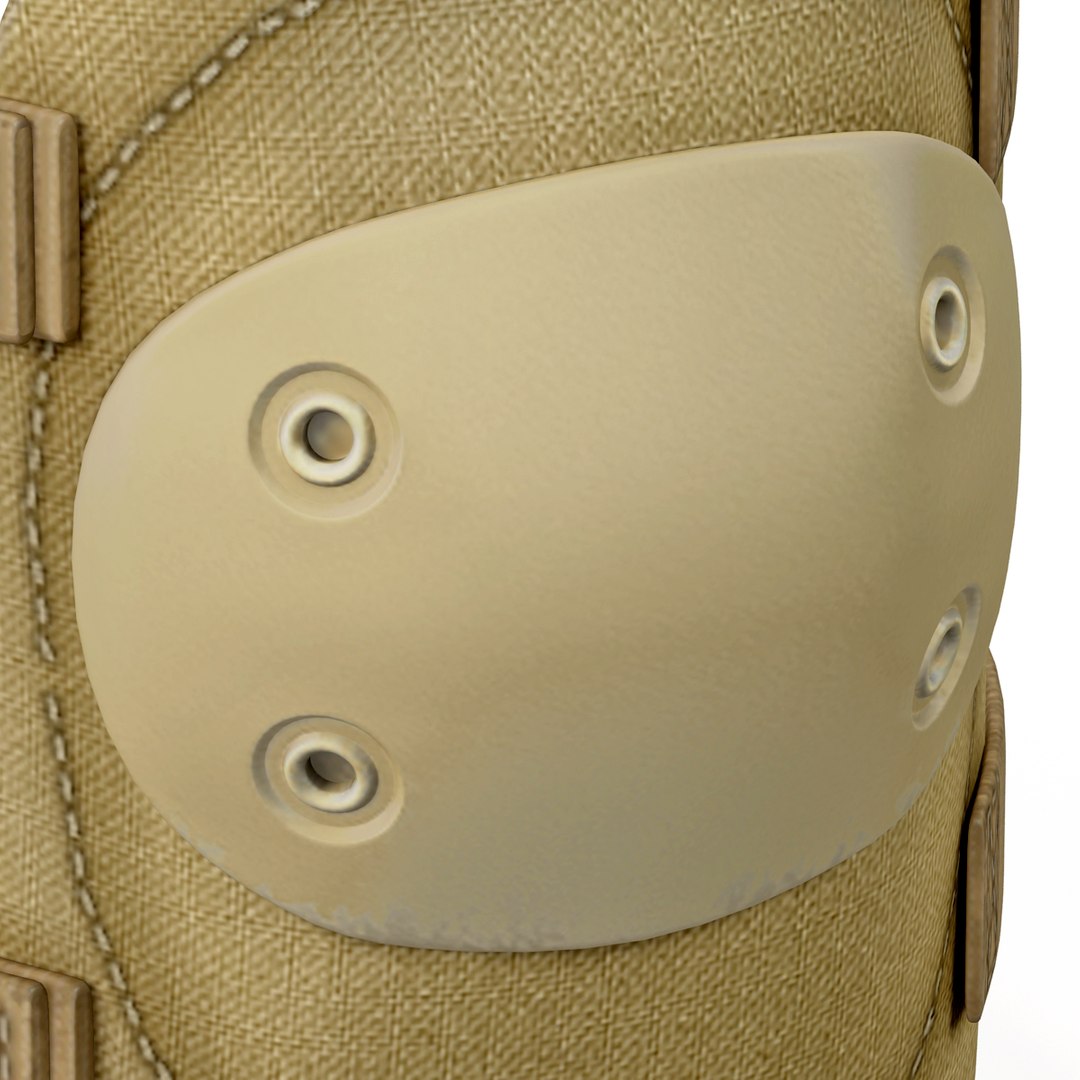 3d Model Military Elbow Pads