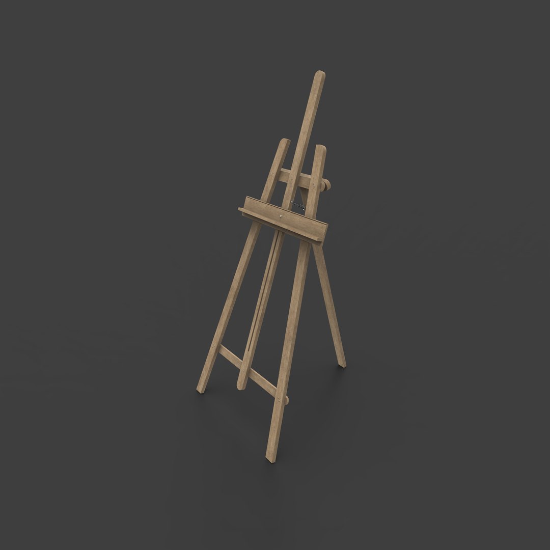 3D Model Easel Rigged - TurboSquid 1420767