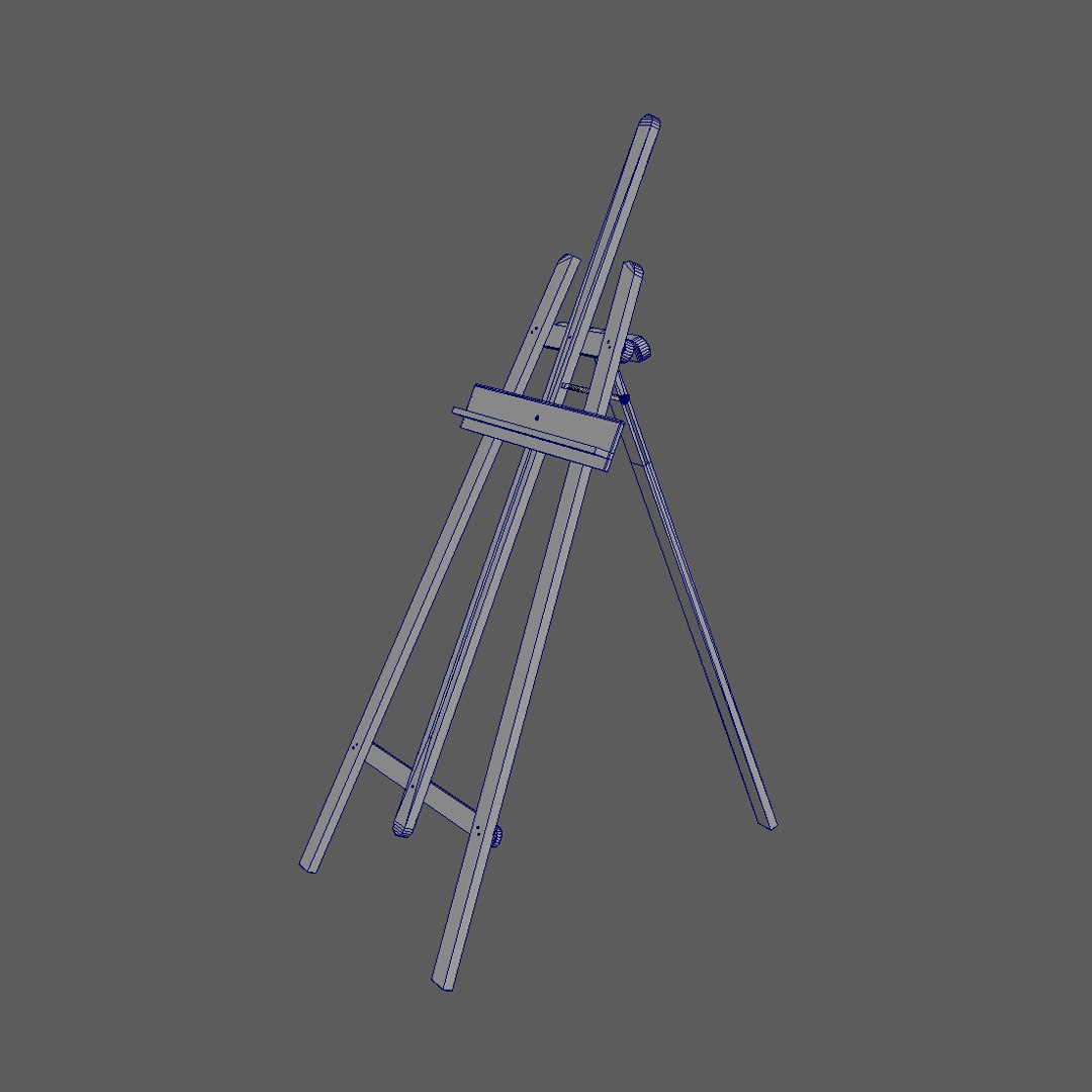 3D Model Easel Rigged - TurboSquid 1420767