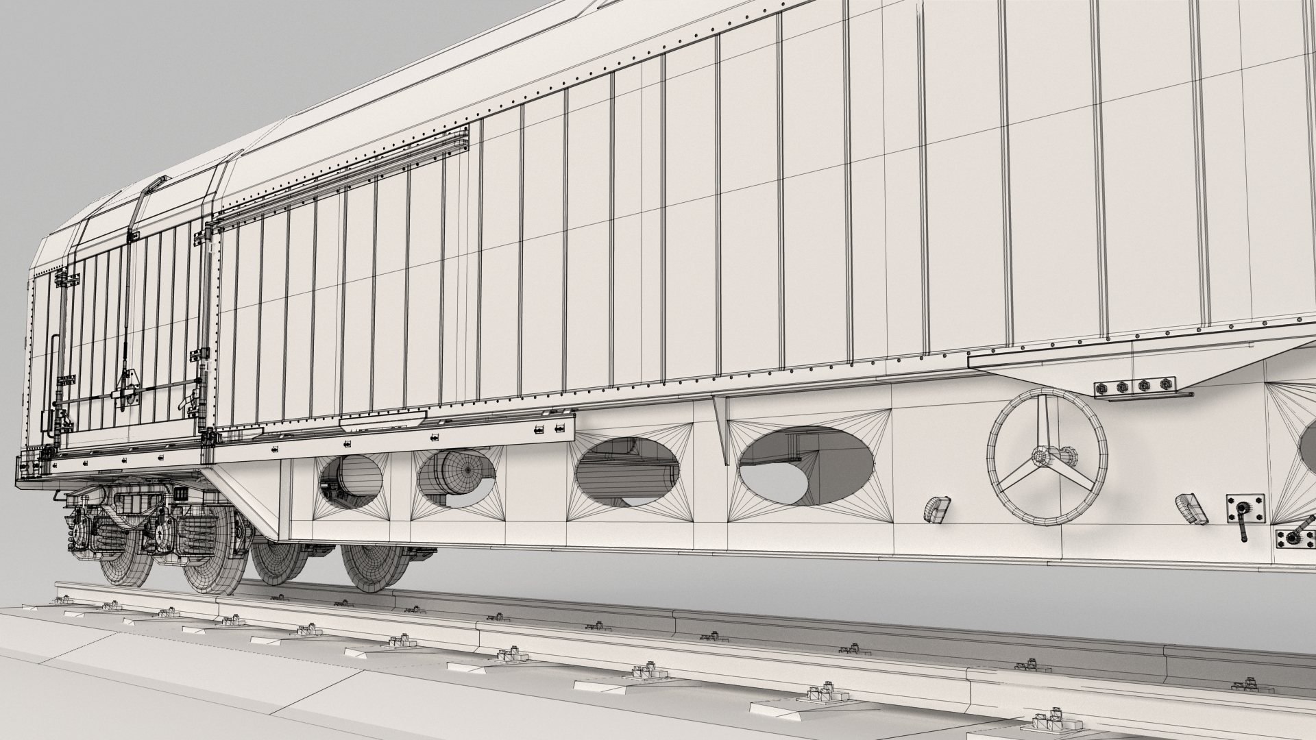 3D Container Train Model - TurboSquid 1524122