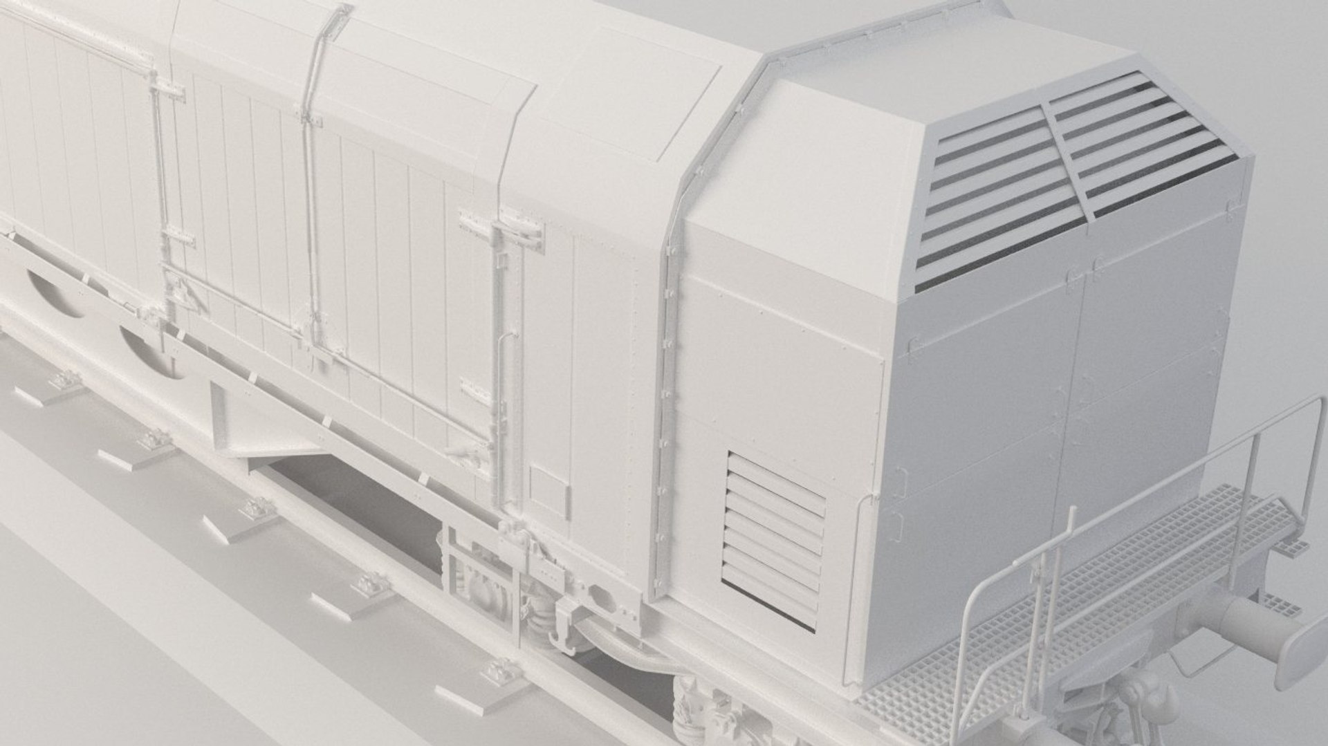 3D Container Train Model - TurboSquid 1524122