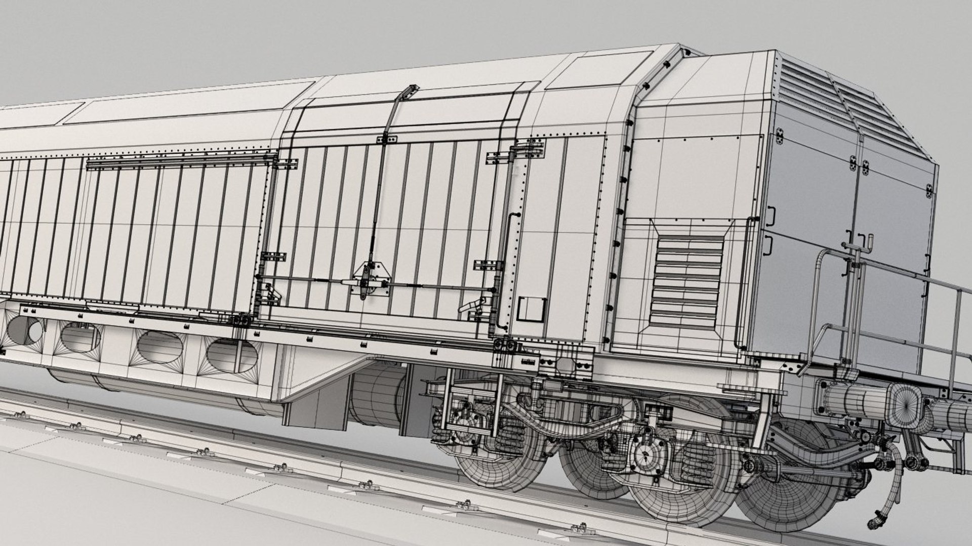 3D Container Train Model - TurboSquid 1524122