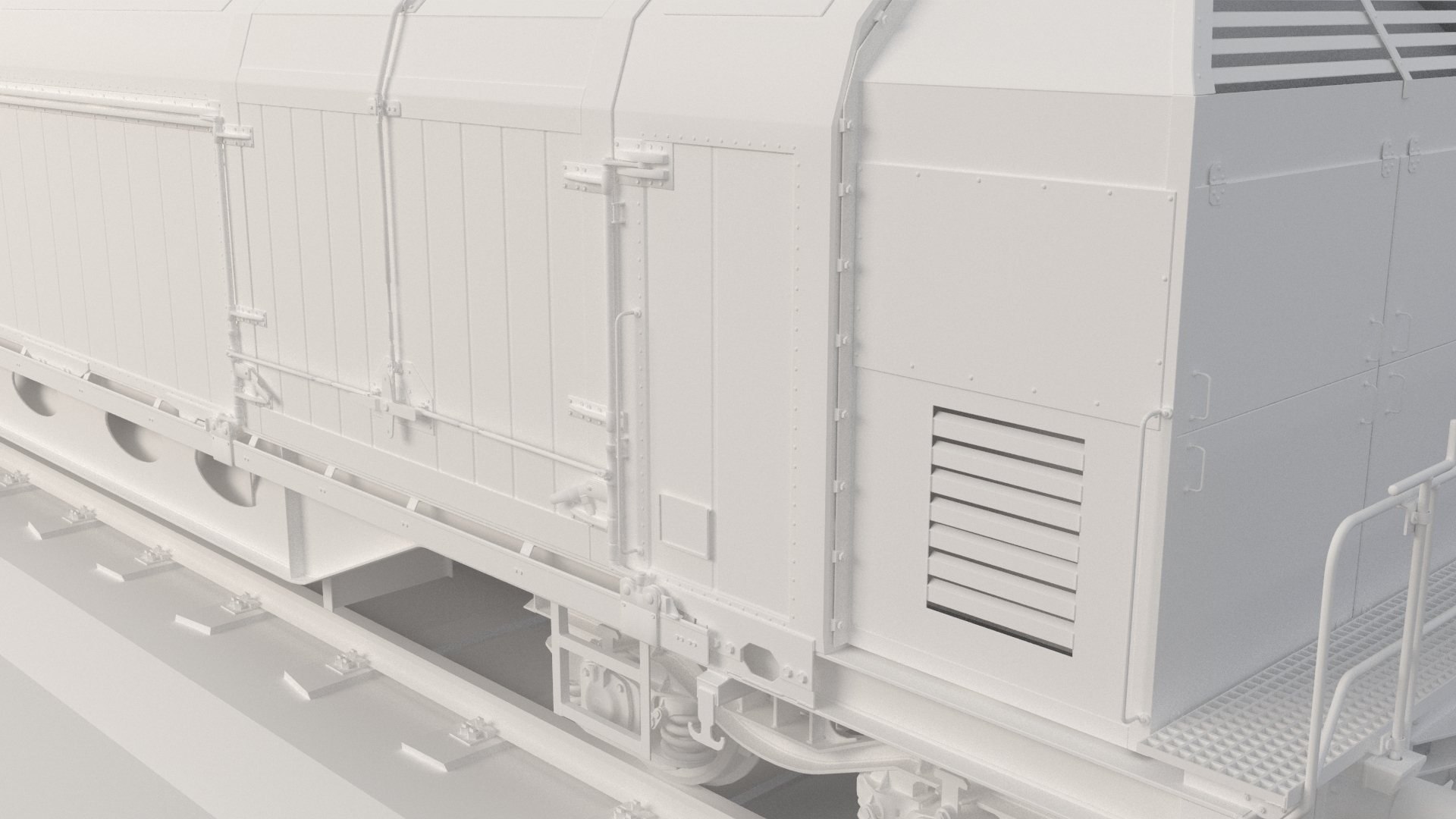 3D Container Train Model - TurboSquid 1524122