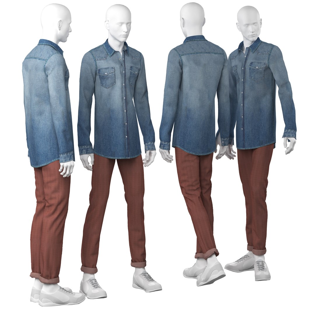 Man Mannequin 3d Model
