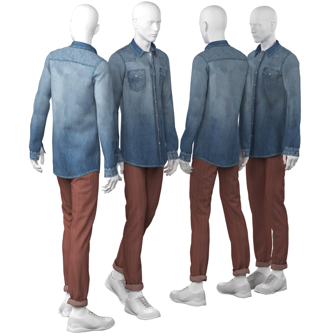Man Mannequin 3d Model