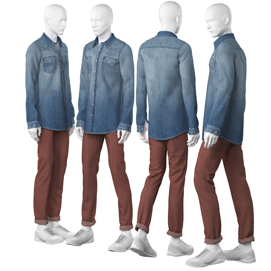 Man Mannequin 3d Model