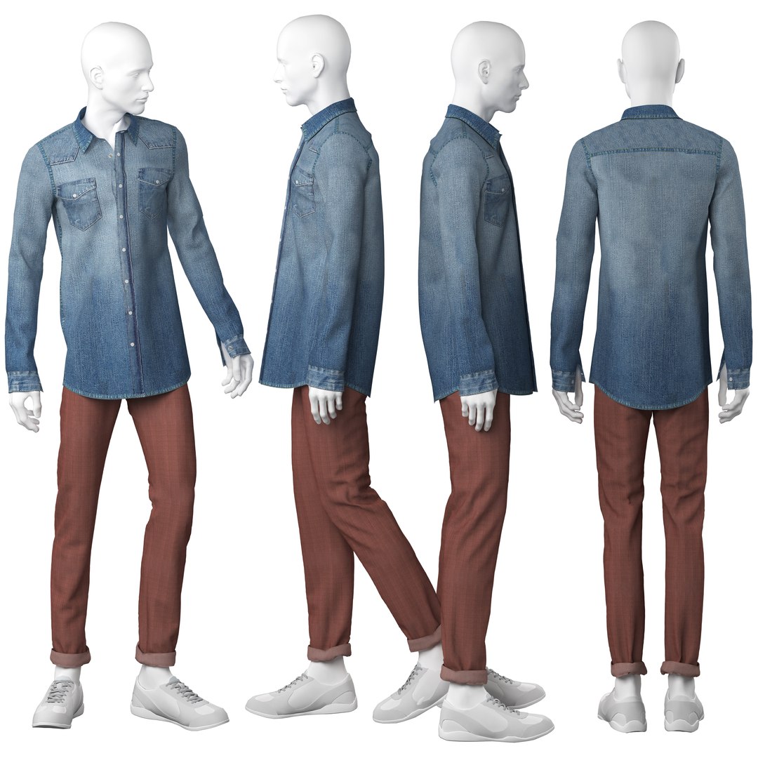 Man Mannequin 3d Model