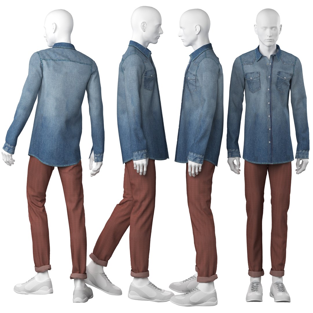 Man Mannequin 3d Model