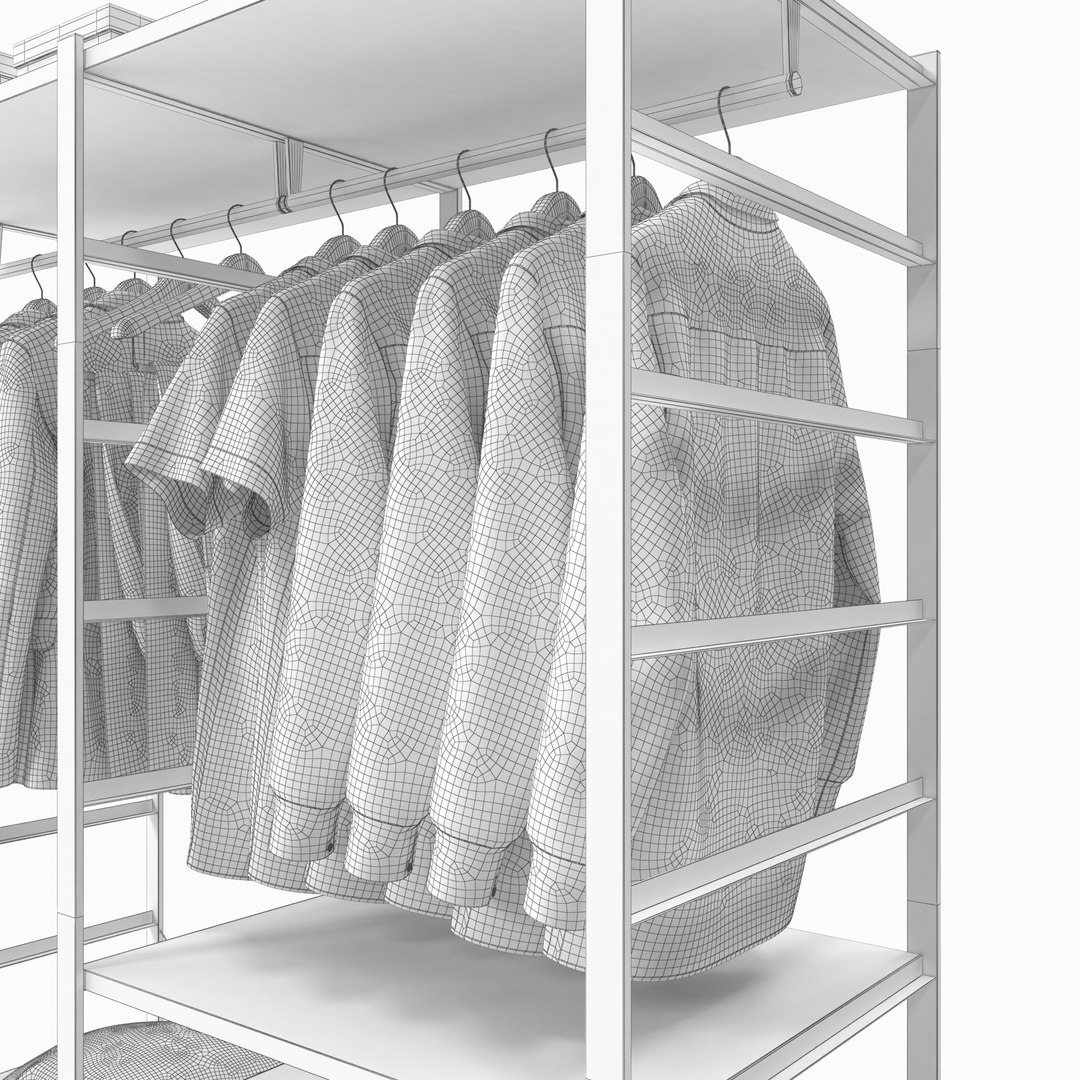 3d Model Wardrobe V-ray