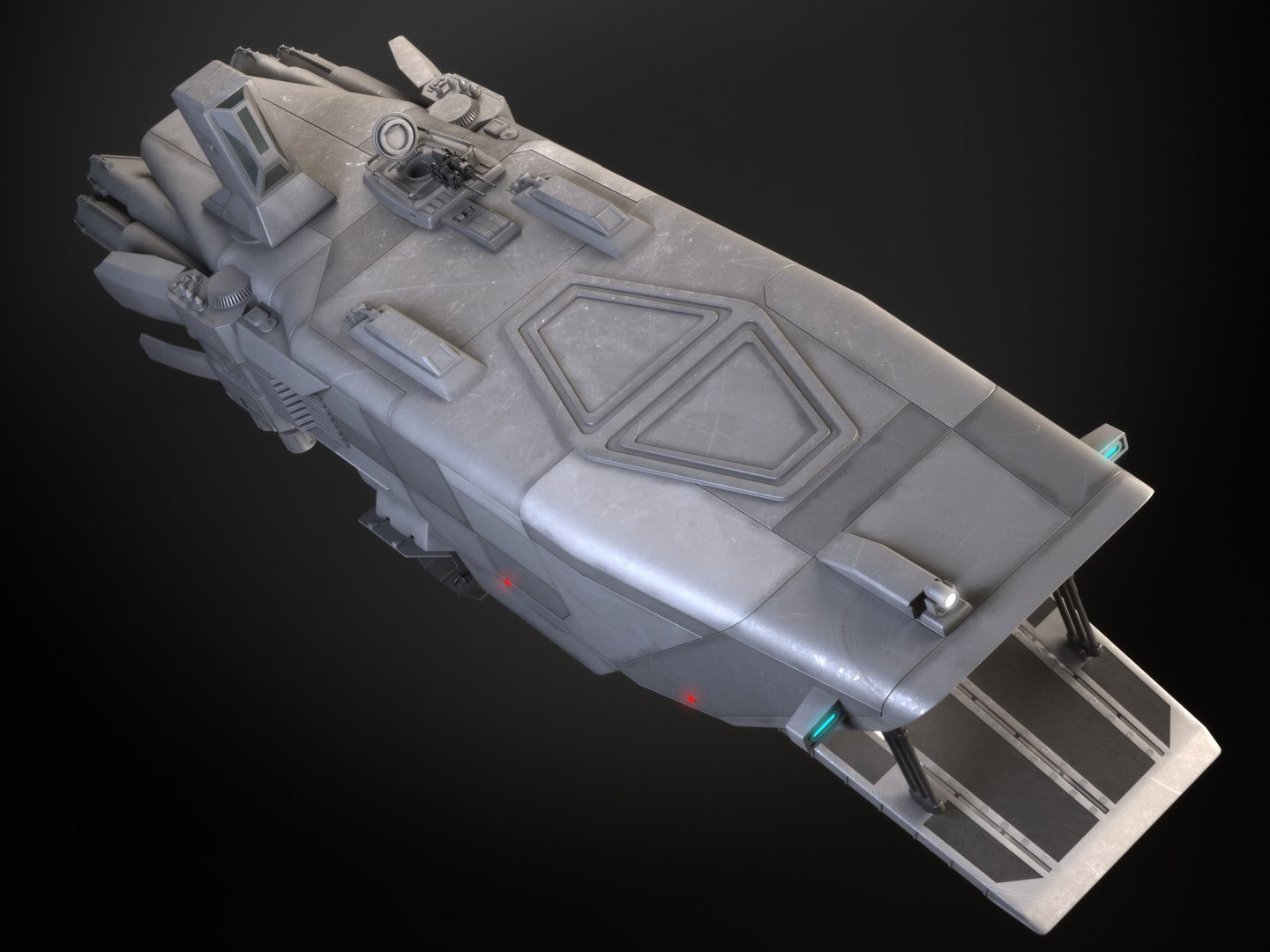 Star Wars Transporter 3d Model