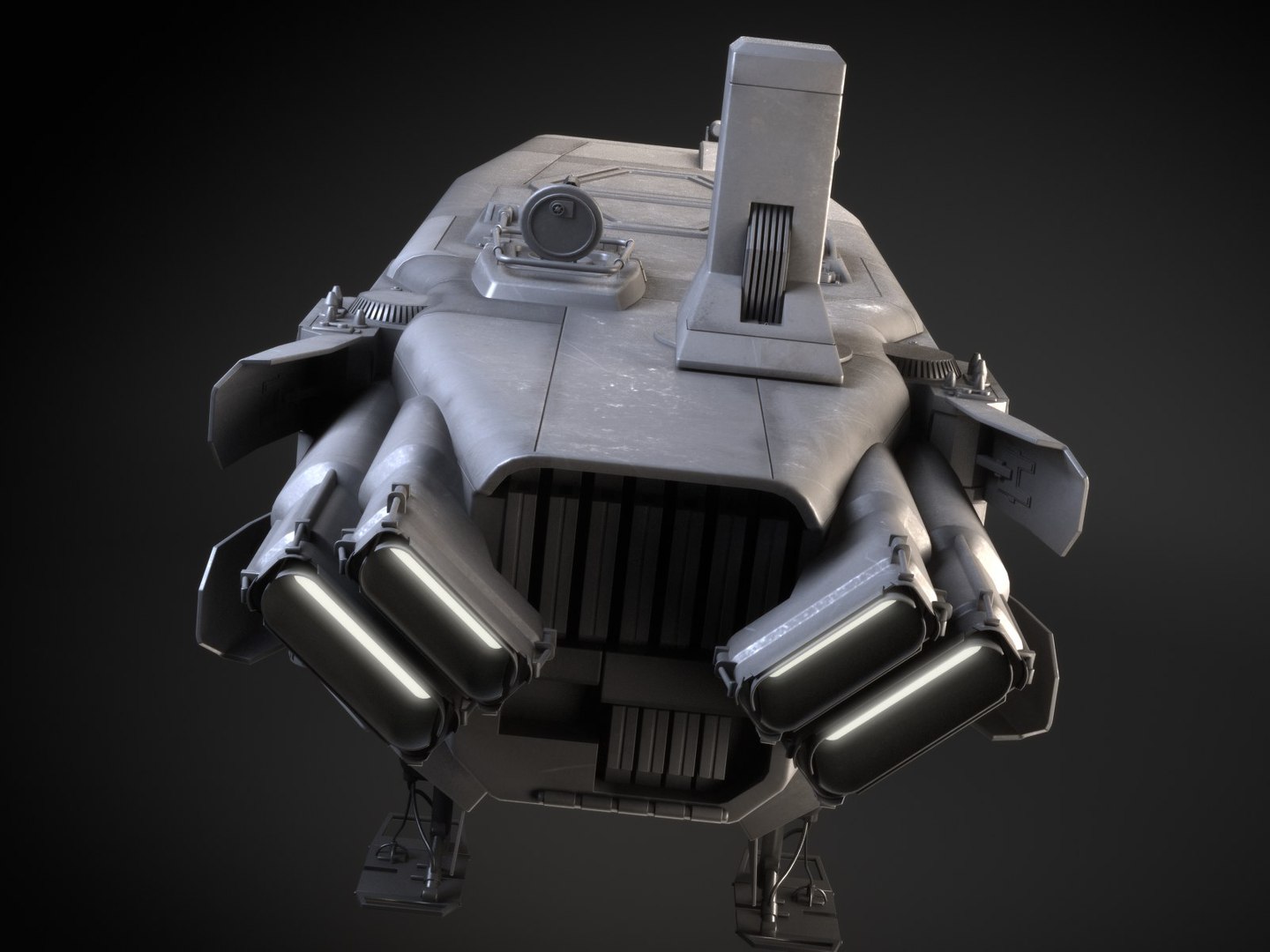 Star Wars Transporter 3d Model