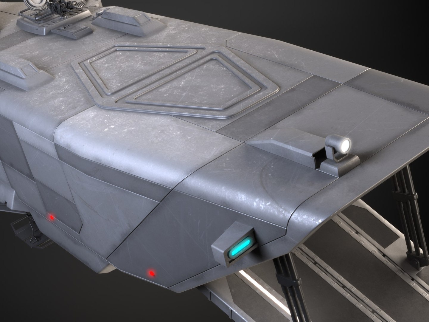 Star Wars Transporter 3d Model