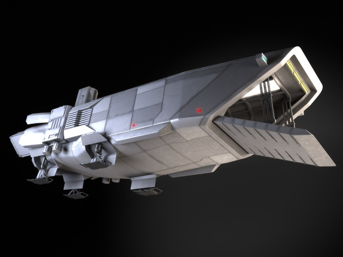Star Wars Transporter 3d Model