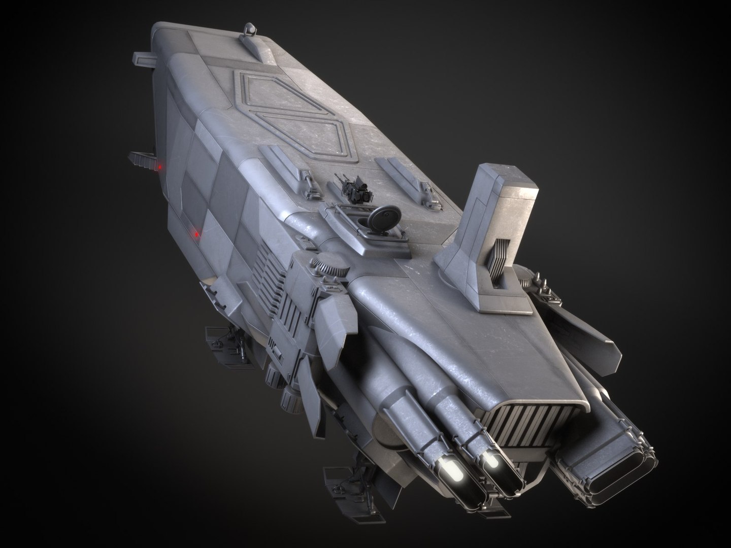 Star Wars Transporter 3d Model
