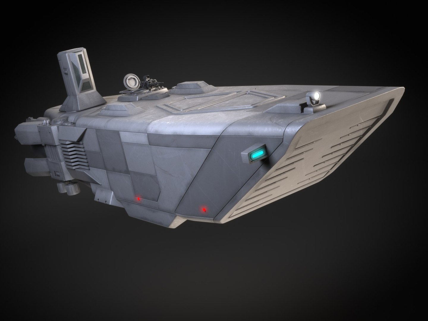 Star Wars Transporter 3d Model