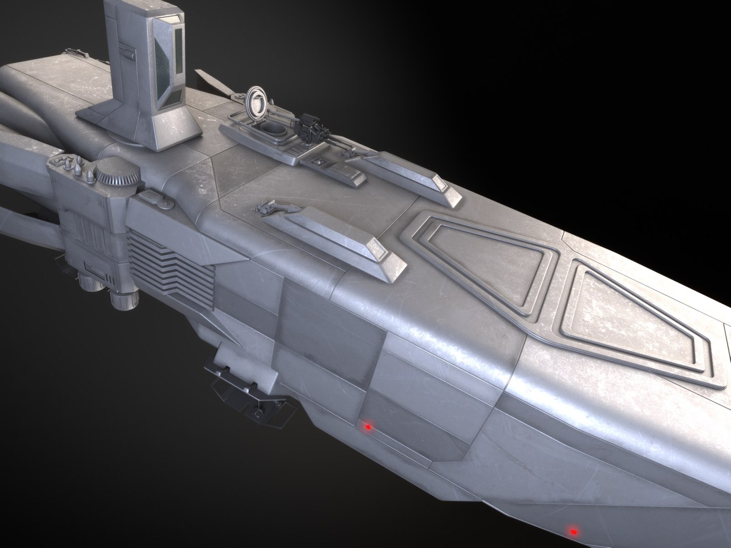 Star Wars Transporter 3d Model