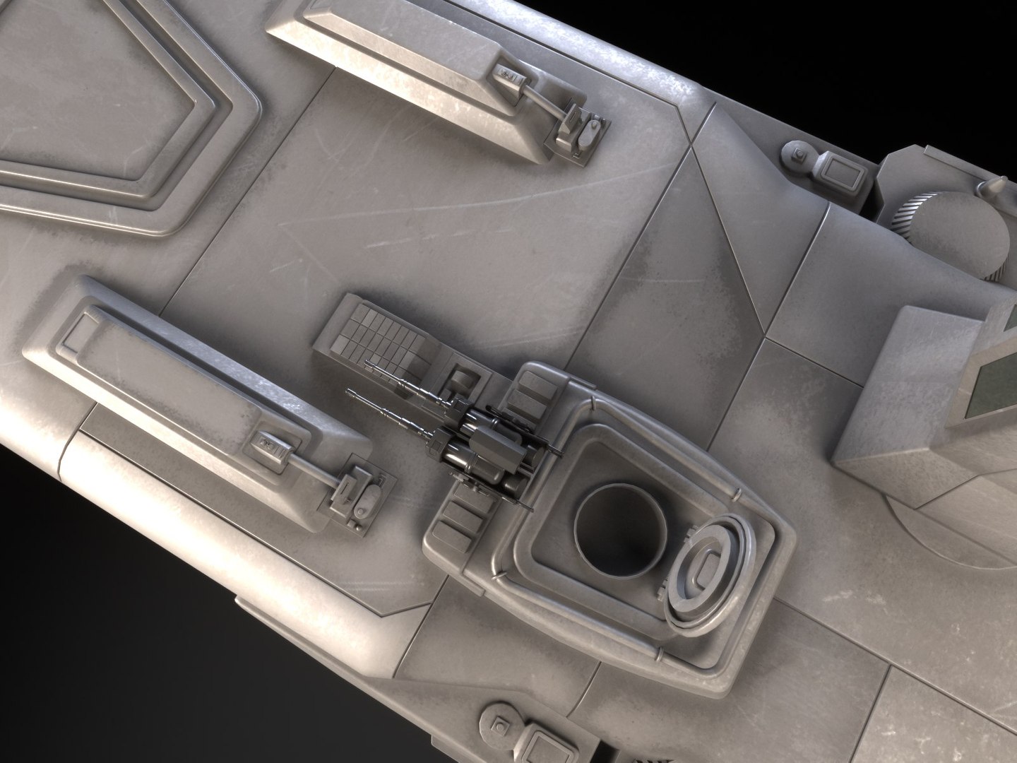 Star Wars Transporter 3d Model